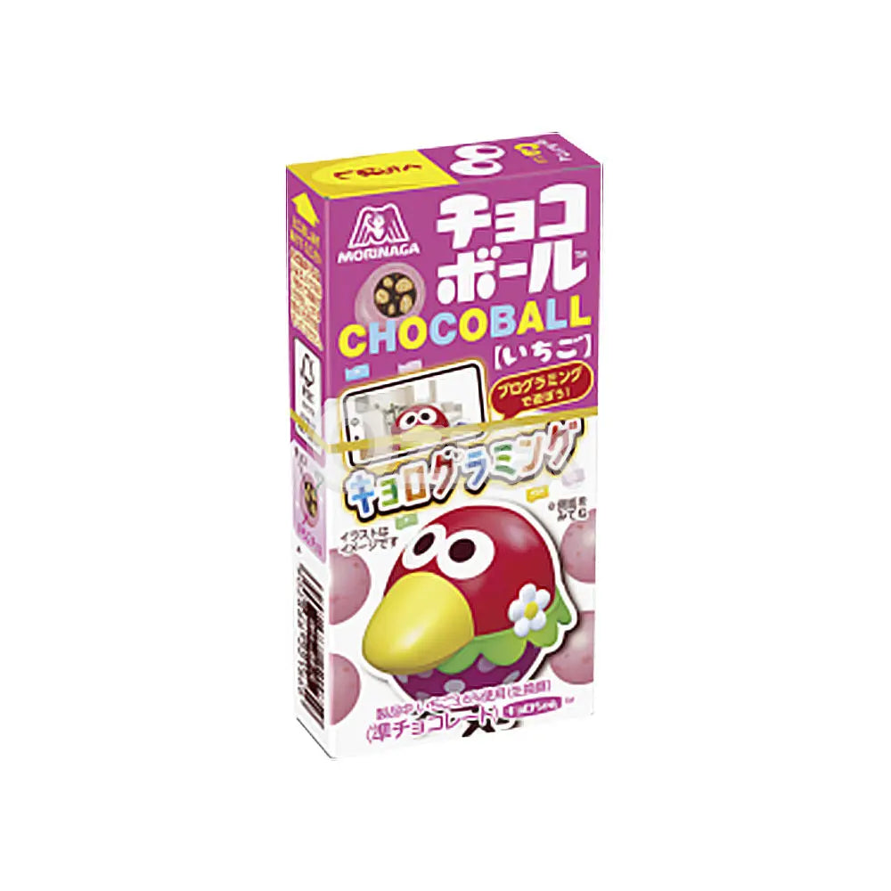 [MORINAGA] Chocolate Ball Strawberry 25g - Mokomon Japanese Direct Purchase – 모코몬 일본직구